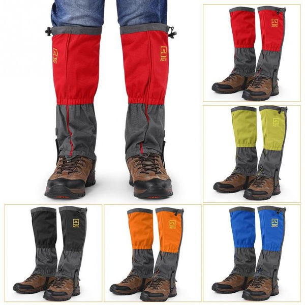 Waterproof Outdoor Climbing Hiking Snow Ski Shoe Leg Cover Boot Legging ...
