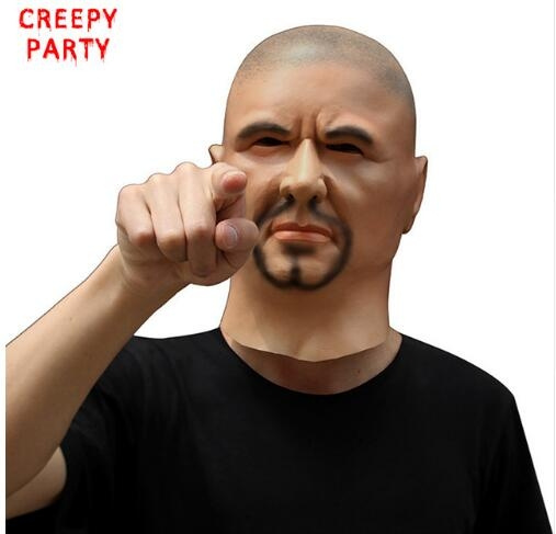 Ferocious Strong Man Halloween Mask Full Face Latex Mask Realistic ...