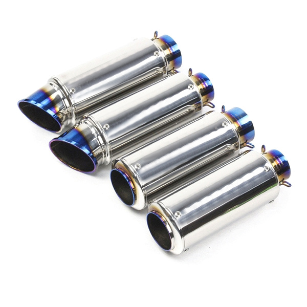 51mm 60mm Motorcycle Exhaust Muffler Tip Pipe DB Killer System | Wish