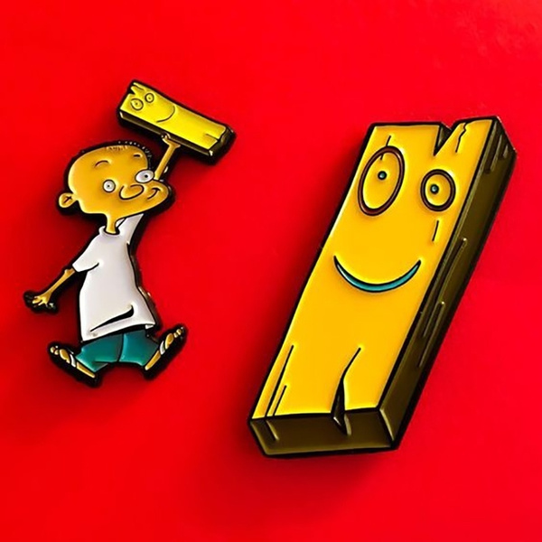 Plank Pins Ed, Edd, and Eddy Pins 90s Cartoons Brooches Lapel Pins ...