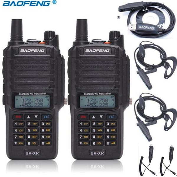 2Pcs/lot Baofeng UV-XR 10W High Power 4800Mah Battery IP67 WaterProof ...