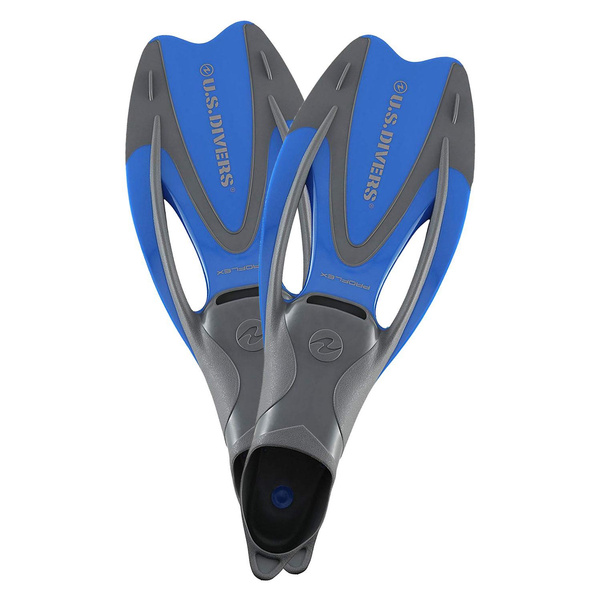 U.S. Divers Proflex II Adult Large (9.5-11.5) Snorkeling and Diving Fins, Blue | Wish