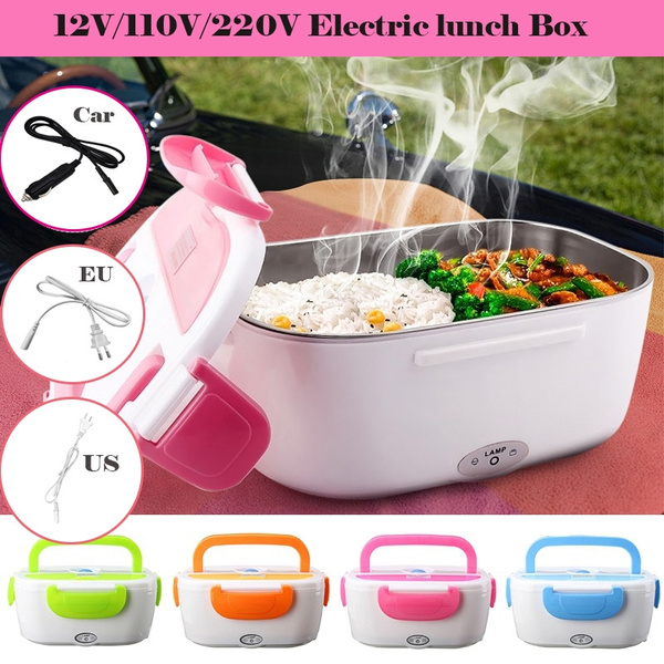 Universal Portable Electric Heating Lunch Box Food Heater Rice ...