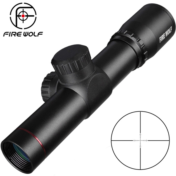FIRE WOLF 4.5x20 Compact Hunting Rifle Scope Tactical Optical Sight P4 ...