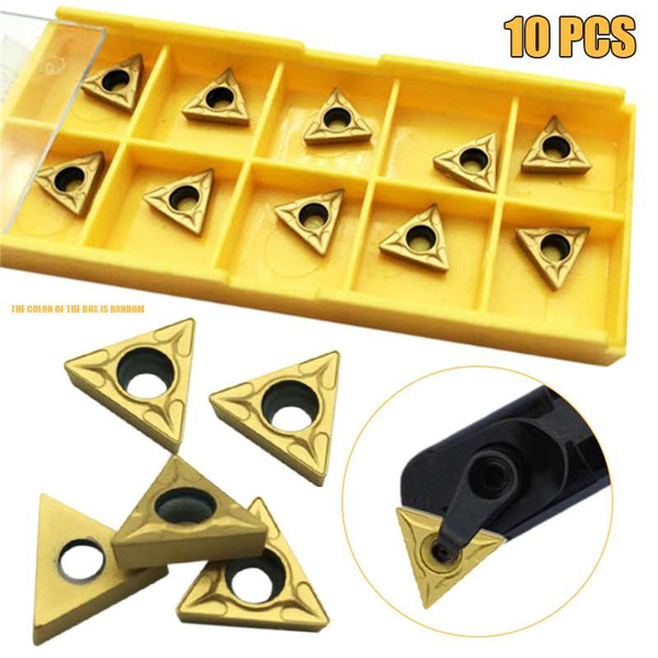 10pcs Internal Turning Tool Carbide Internal Threading Inserts Lathe ...