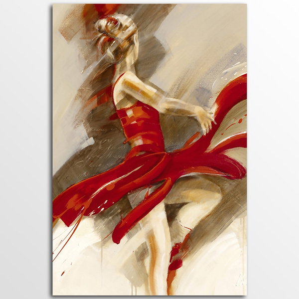 Unframed Decor Canvas Painting Wall Pictures 1 Panels Wall Art Abstract ...
