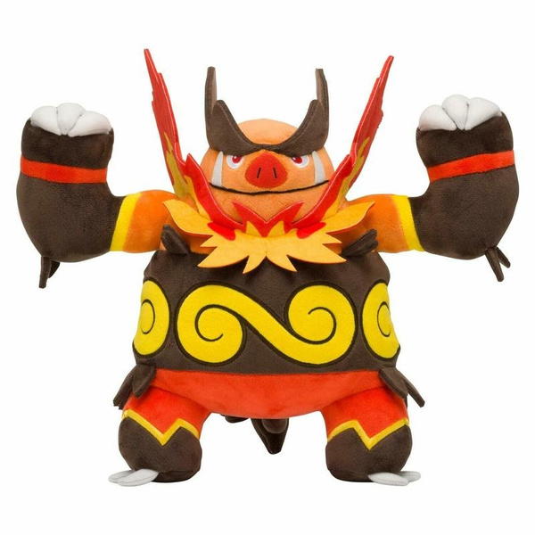 2019 Pokemon Emboar Plush Toy Pikachu Doll Figure 35cm Big Pocket ...