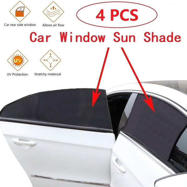 4PCS Universal Car Side Window Sun Shade, Protect Your Baby and Kids ...