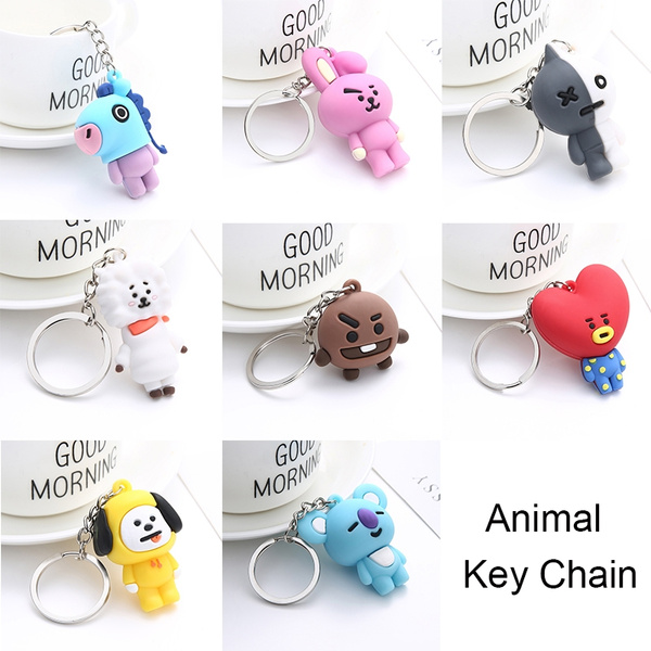 BTS 8 Style Animal Cartoon Keychain, Stylish and Portable | Wish