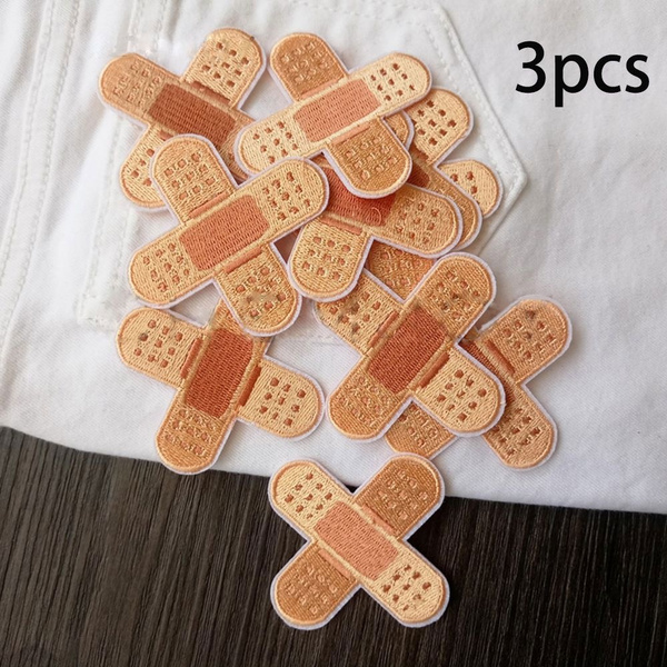 Band Aid Embroidered Iron On Patch Fiber Arts Art & Collectibles etna ...