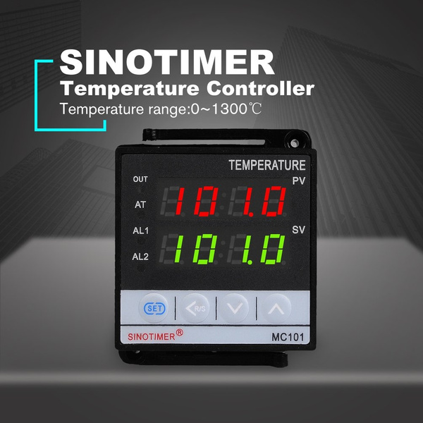 SINOTIMER PID Temperature Controller Thermostat Thermometer SSR Relay ...