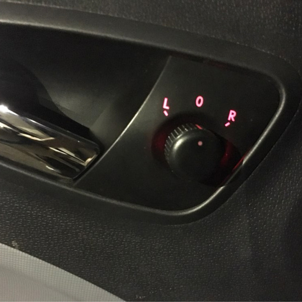 For VW Seat Ibiza 2009-2015 Car Exterior Side Mirror Adjust Switch Knob ...