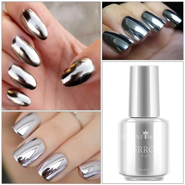 2019 New Fashion 12 Colors Gorgeous Mirror Effect Nail Polish Magic ...
