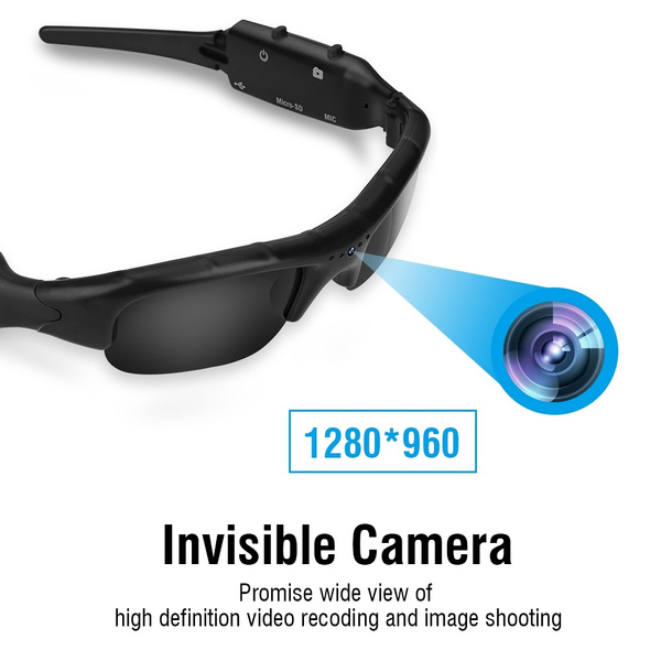 1080P HD Mini Night Vision Eyewear DVR Video Recorder Sunglasses Camera ...