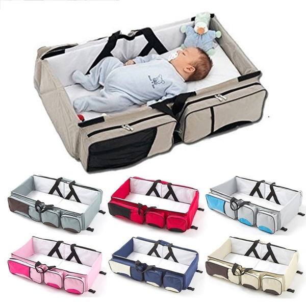 3 in 1 - Diaper Bag - Travel Bassinet - Change Station - (Cream ...