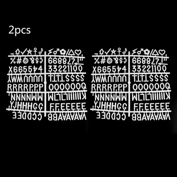 Letter Board Letters Set 126 Numbers Special Characters Words For Felt ...