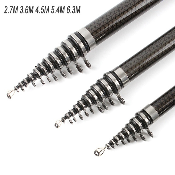 2.7m 3.6M 4.5M 5.4M 3.0M 6.3M Spinning Fishing Rod M Power Telescopic ...