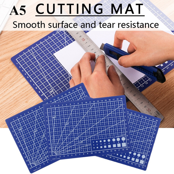A5 Grid Lines Cutting Mat Non-slip Fabric Cutting Plate Paper Board ...