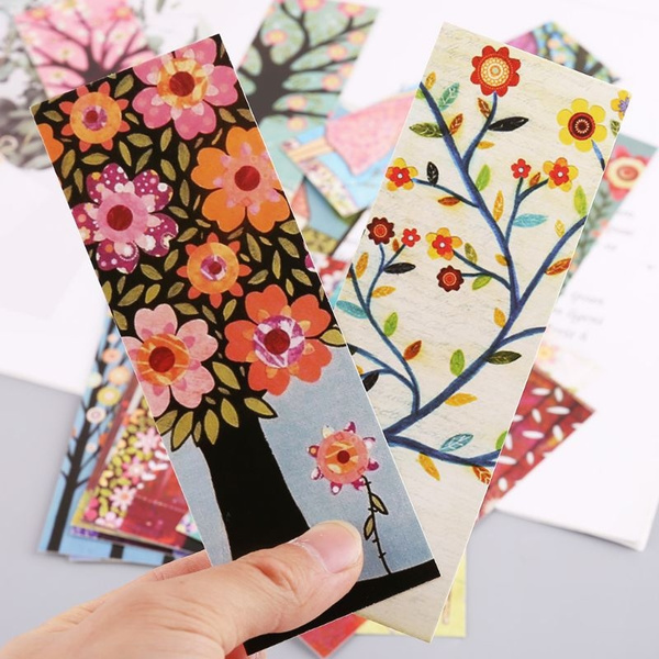 30pcs Birds Bookmarks Paper Page Notes Label Message Card Book Marker ...