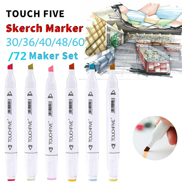 Touch Five Artist Alcohol Dual Marker Pens Art Markers for Designing ...