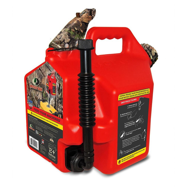 SureCan 2 Plus Gallon Total Flow Control Fuel Container w/ Spout, Red ...