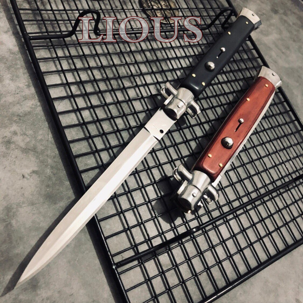 8.5inch 13inch Spring Assisted Open Knives Fold Tactical Stiletto ...