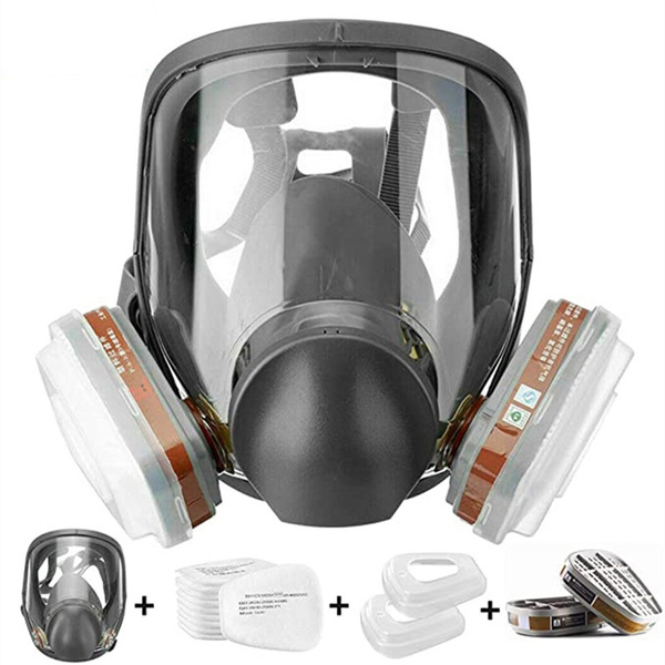 Painting Spraying Sanding Woodworking Safety Respirator Gas Mask 6800 ...