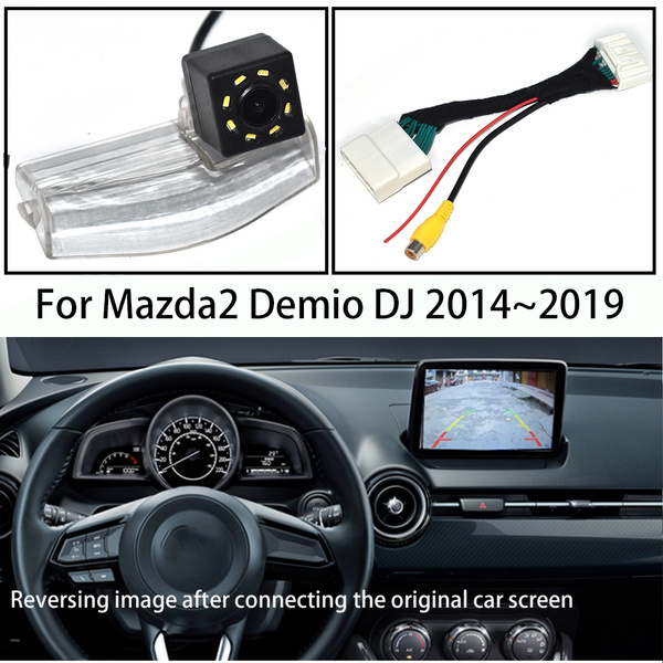 Car Parking Reverse Backup Camera with 28Pin Adapter Cable for Mazda 2 ...
