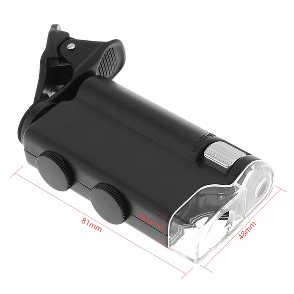 Multifunctional Adjustable 7751W 60-100X Microscope Gem Magnifier with ...