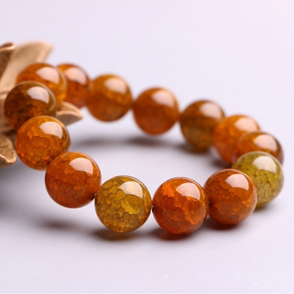 Tibet Shilong stone dragon scales Natural Agate Bracelet Green Dragon ...