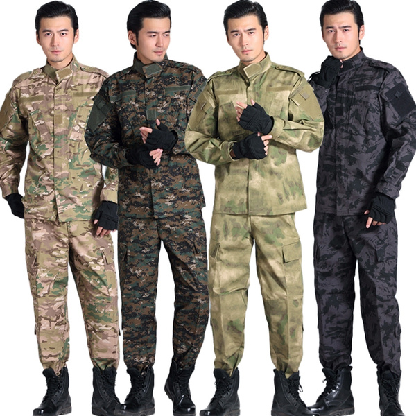 WW2 US Army Military Uniform For Male Soldier Tactical Army