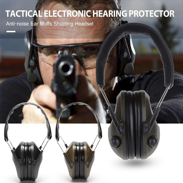 Ear Defenders Shooting Outdoor Sport Ear Muffs Noise Cancelling Sound ...