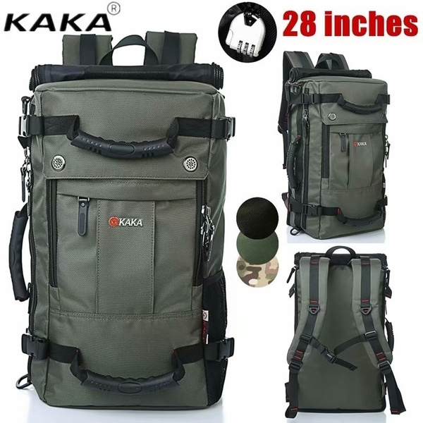 2019 KAKA Men Backpack Travel Bag Large Capacity Polyester Waterproof ...