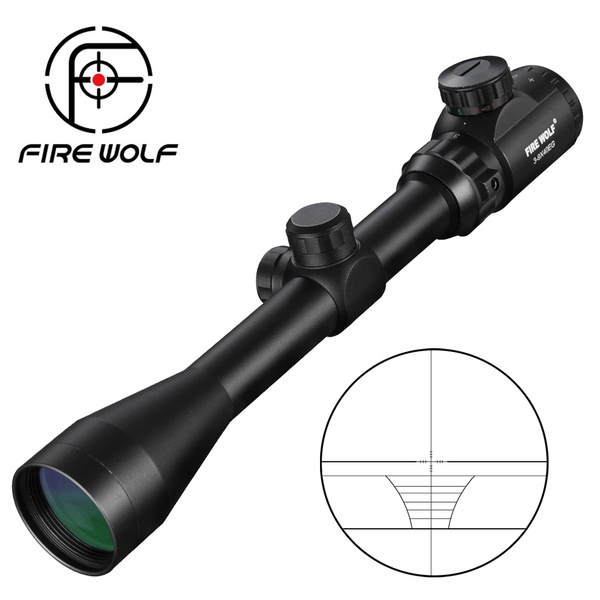 Fire Wolf 3-9x40 EG Riflescopes Hunting Scope Outdoor Reticle Sight ...