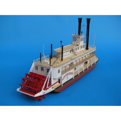 Model paper boat Mississippi paddle steamer DIY | Wish