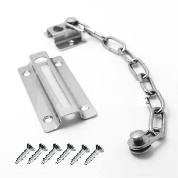 Stainless Steel Door Chain Cabinet Security Safty Restrictor Lock With ...