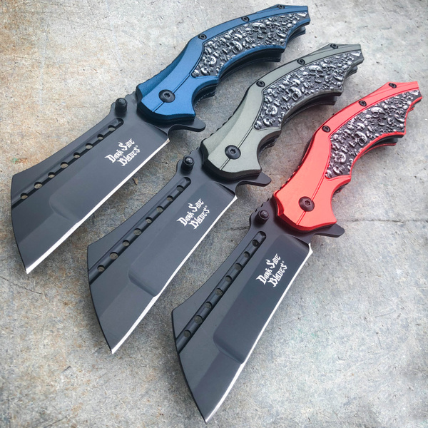 USA SELLER FAST SHIPPING DARK SIDE SKELETON Spring Assisted Open ...