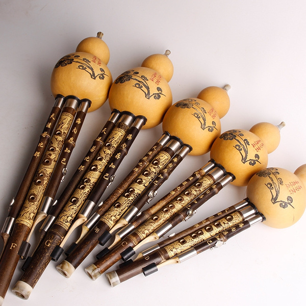 Yunnan Hulusi Zizhu Plum Flower Hulusi Instructional Cucurbit Flute | Wish