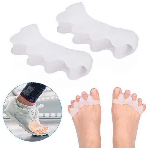 1Pair Gel Toe Separators Toe Straightener Toe Stretchers for Women and ...