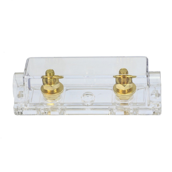 Car ANL Fuse Holder Case Distribution 400A Gauge Inline Block 0/4/8 GA ...
