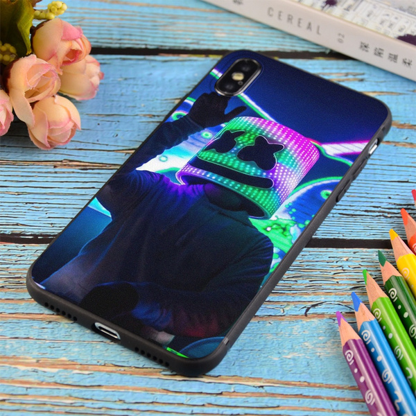 Marshmello Dj Print Soft TPU Matt Case For Apple iPhone and Samsung ...