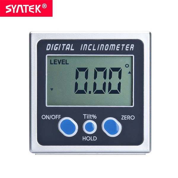 Syntek Digital Bevel Box Angle Gauge Meter Electronic Digital Spirit ...