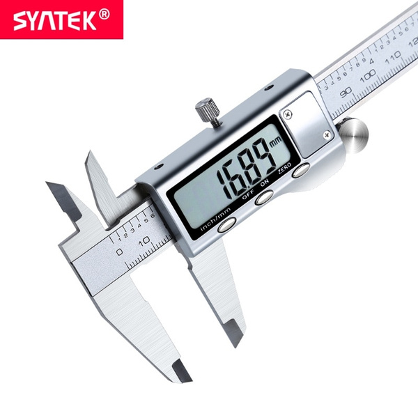 Syntek Metal casing 6-Inch 150mm Stainless Steel Electronic Digital ...