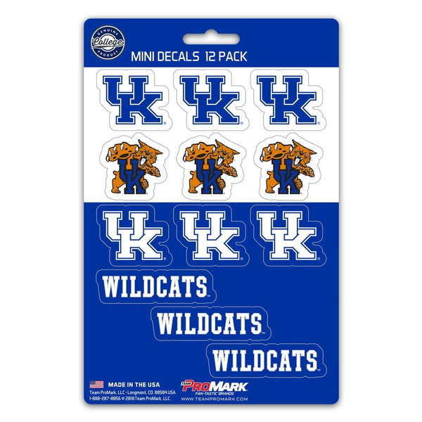 Kentucky Wildcats Decal Set Mini 12 Pack | Wish
