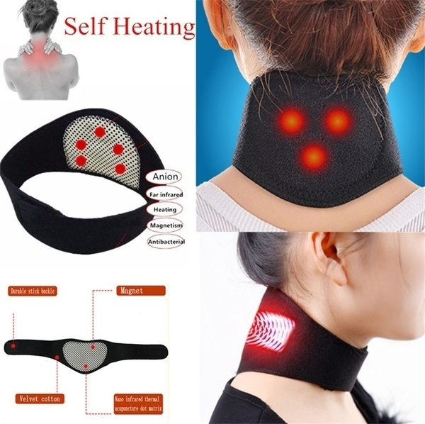 1 PC Magnetic Therapy Neck Belt Tourmaline Self Heating Magnetic ...