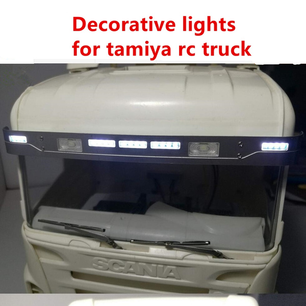 Tamiya scania truck upgrade parts Sun visor decorative lights for ...