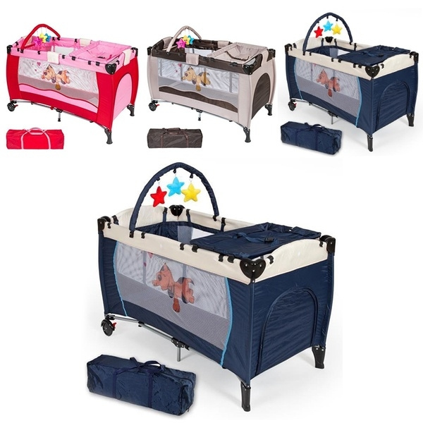Portable Baby Travel Cot, Infant Bed, Play Pen Child Bassinet Playpen ...