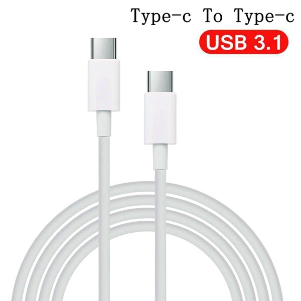 USB 3.1 Type C To Type C Male Data Cable Double Head Type-C Data Sync ...