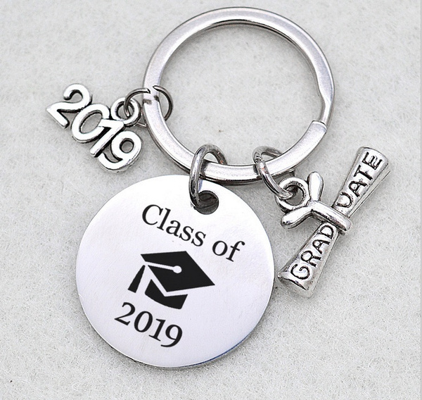 Graduation Keychain Class Of 2019 Graduation Gift High School ...