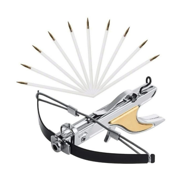 NEW Fashion New Mini micro Archery Bow Hand Crossbow Medieval Tactical ...
